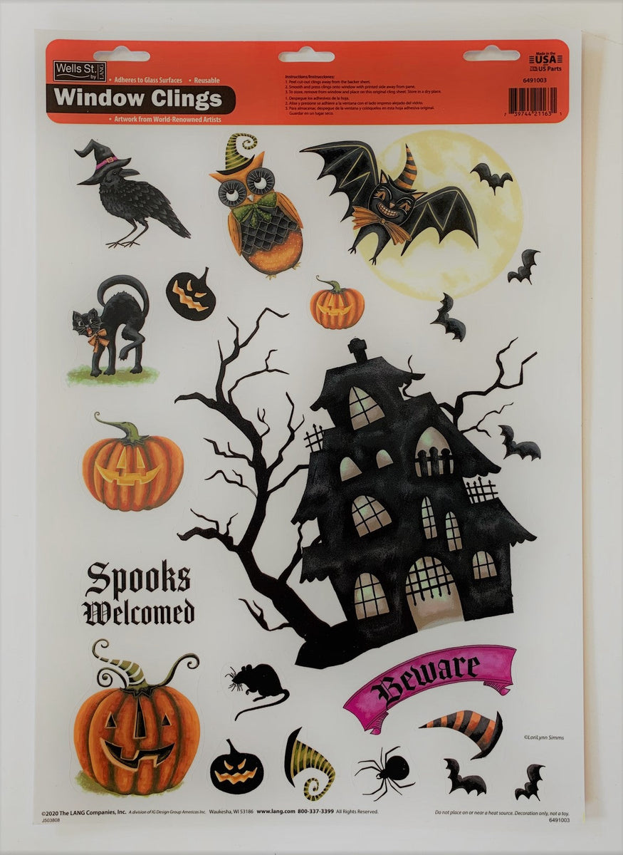 Lang Halloween Window Clings – Old Fashioned Milk Paint UK